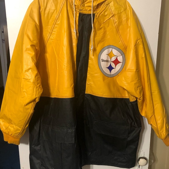NFL | Jackets & Coats | Pittsburgh Steelers Raincoat | Poshmark